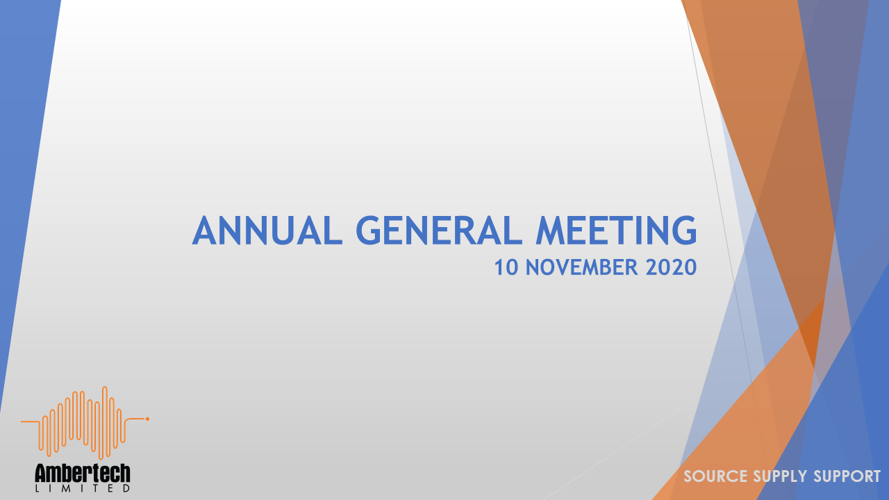 AGM Presentation - Amber Tech