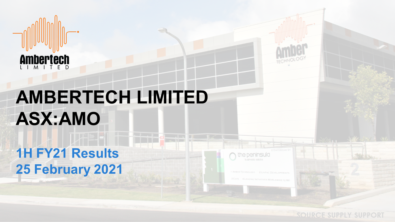 Investor Presentation - Amber Tech