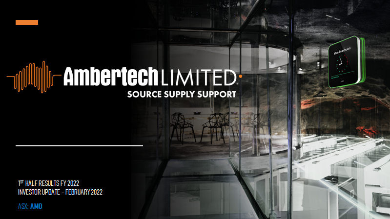 Investor Presentation - Amber Tech