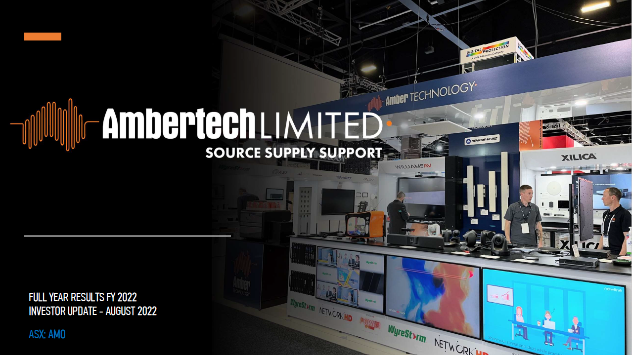 AGM Presentation 2022 - Amber Tech