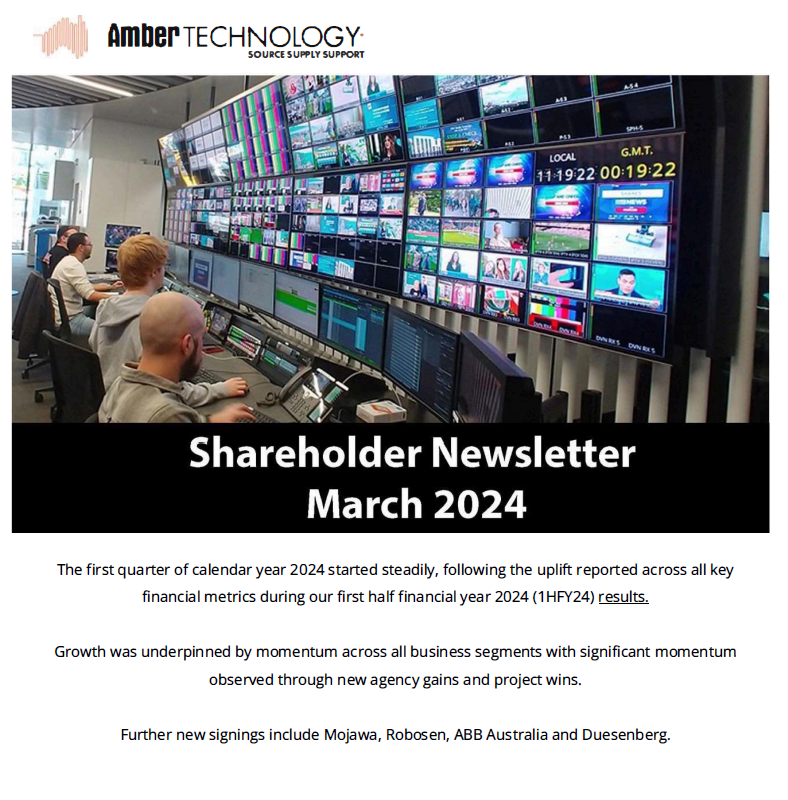 Ambertech Newsletter - Amber Tech