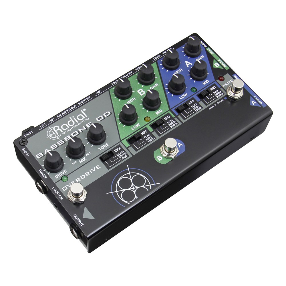 RADIAL BASSBONE OD - Bass Preamp wi | Radial Engineering - Amber Tech