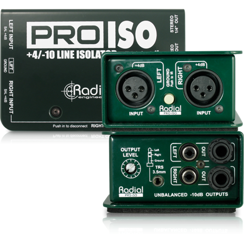 RADIAL PROISO - Passive Stereo +4dB | Radial Engineering - Amber Tech