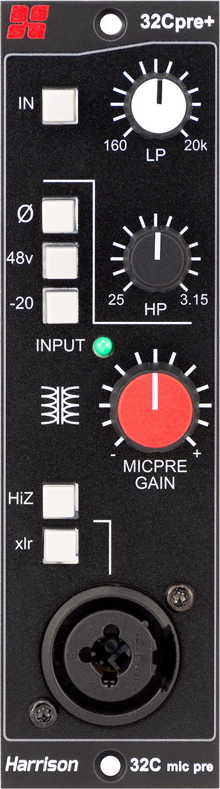 Harrison 500-series 32C Preamp - Amber Tech