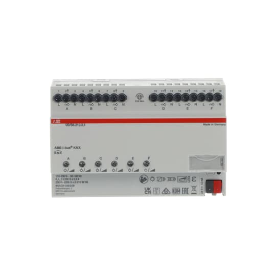 ABB 6CH UNIVERSAL DIMMER 6X210W, 8M - Amber Tech