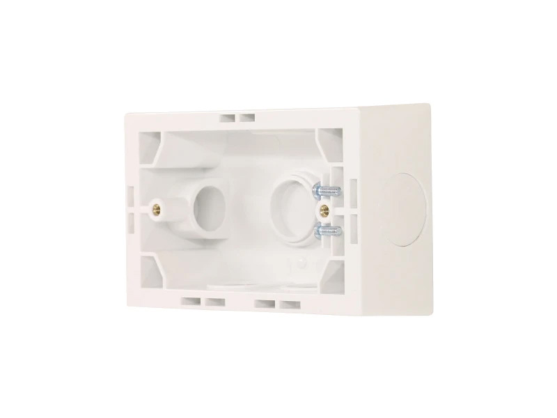 2 Gang GPO Back Box White NE-MBS Au - Amber Tech