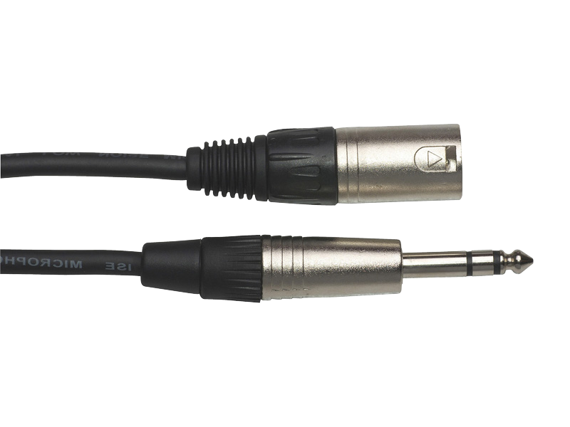 Australian Monitor ATC7034 | TRS Jack to XLR-3M Cable - Amber Tech
