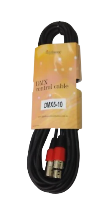 Dmx Lead - 10 Metre DMX5-10 Australian Monitor AJ-DMX5-10 - Amber Tech