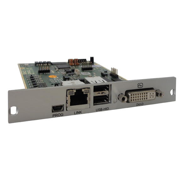 Modular KVM Receiver Card (1) CATx | Black Box - Amber Tech