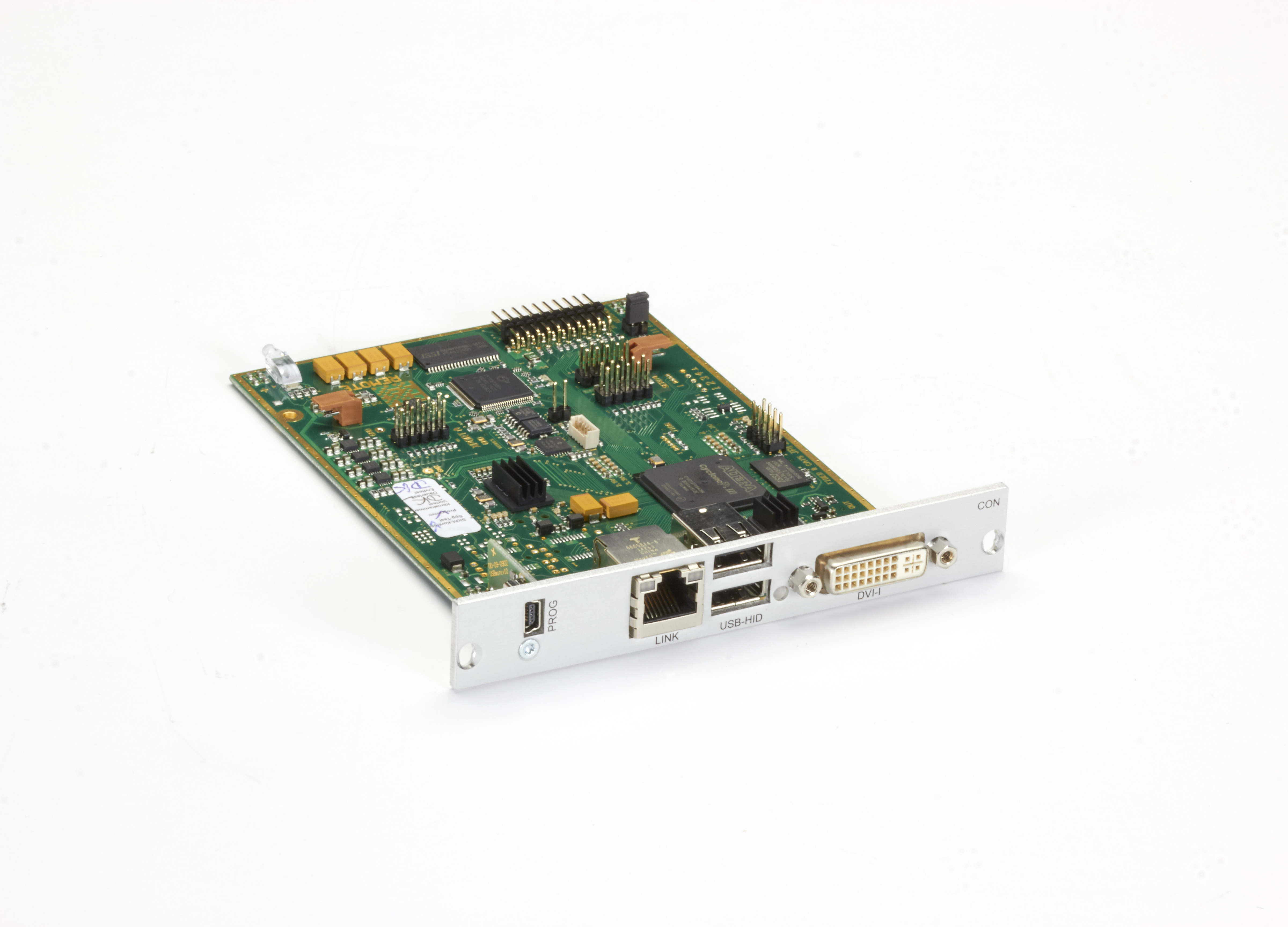 KVM Receiver DVI-I USB HID CAT x Mo - Amber Tech