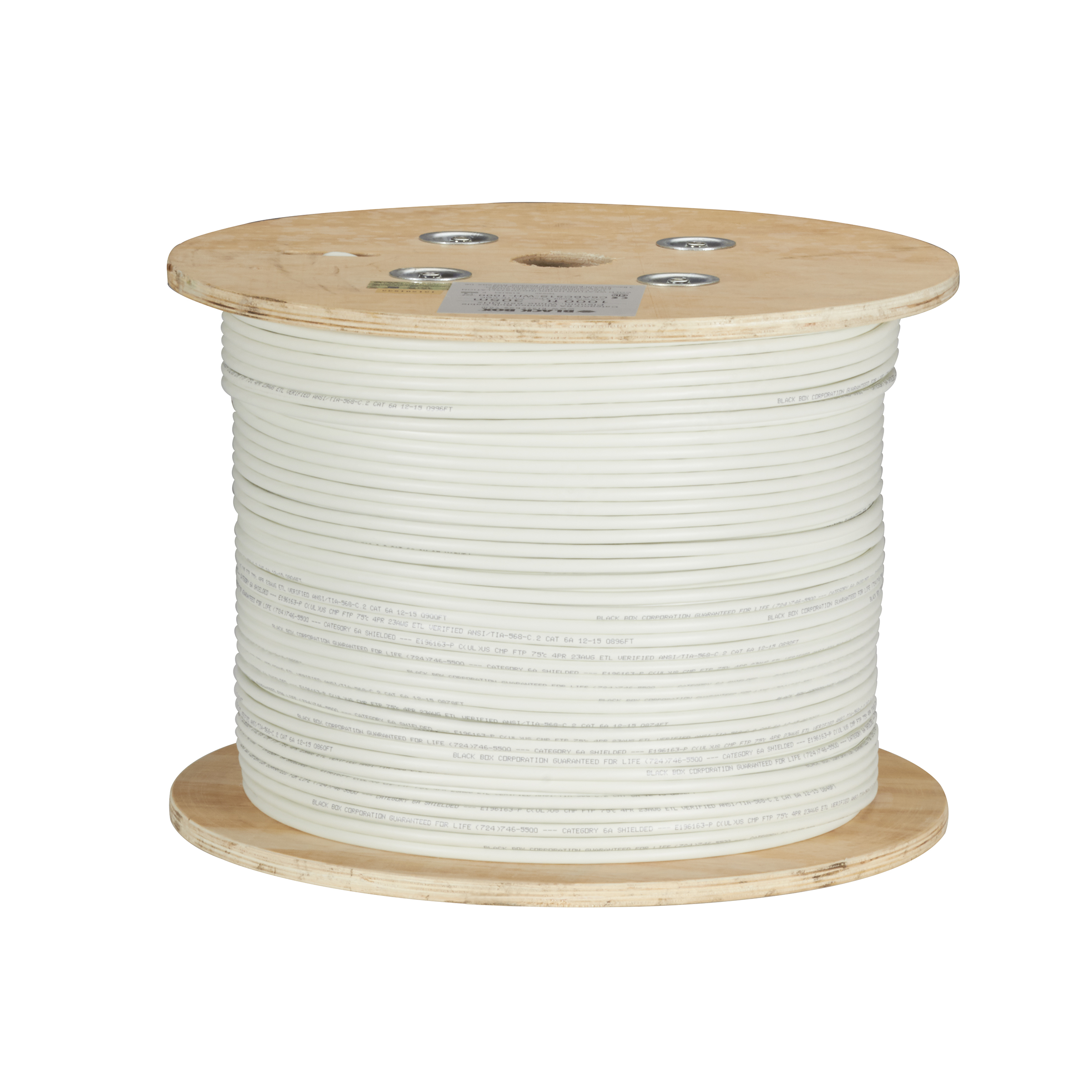 CAT6A Bulk Cable Stranded SFTP 650M | Black Box - Amber Tech