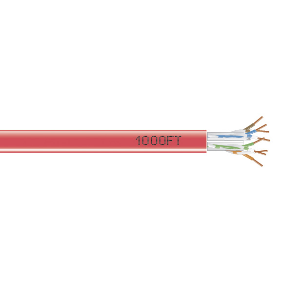 CAT6 550-MHz Solid Bulk Cable UTP C - Amber Tech