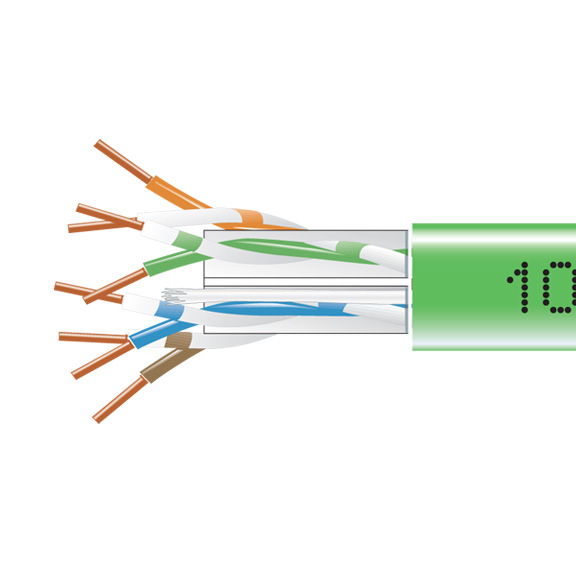 CAT6 550-MHz Solid Bulk Cable UTP C - Amber Tech