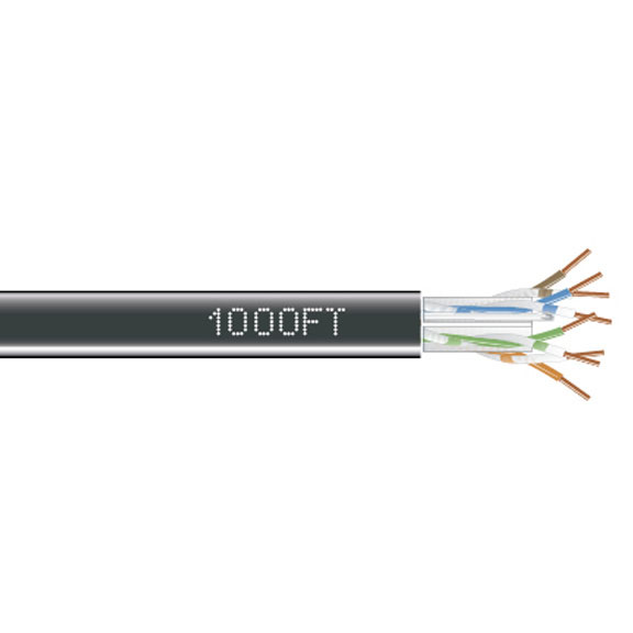 CAT6 550-MHz Solid Bulk Cable UTP C - Amber Tech