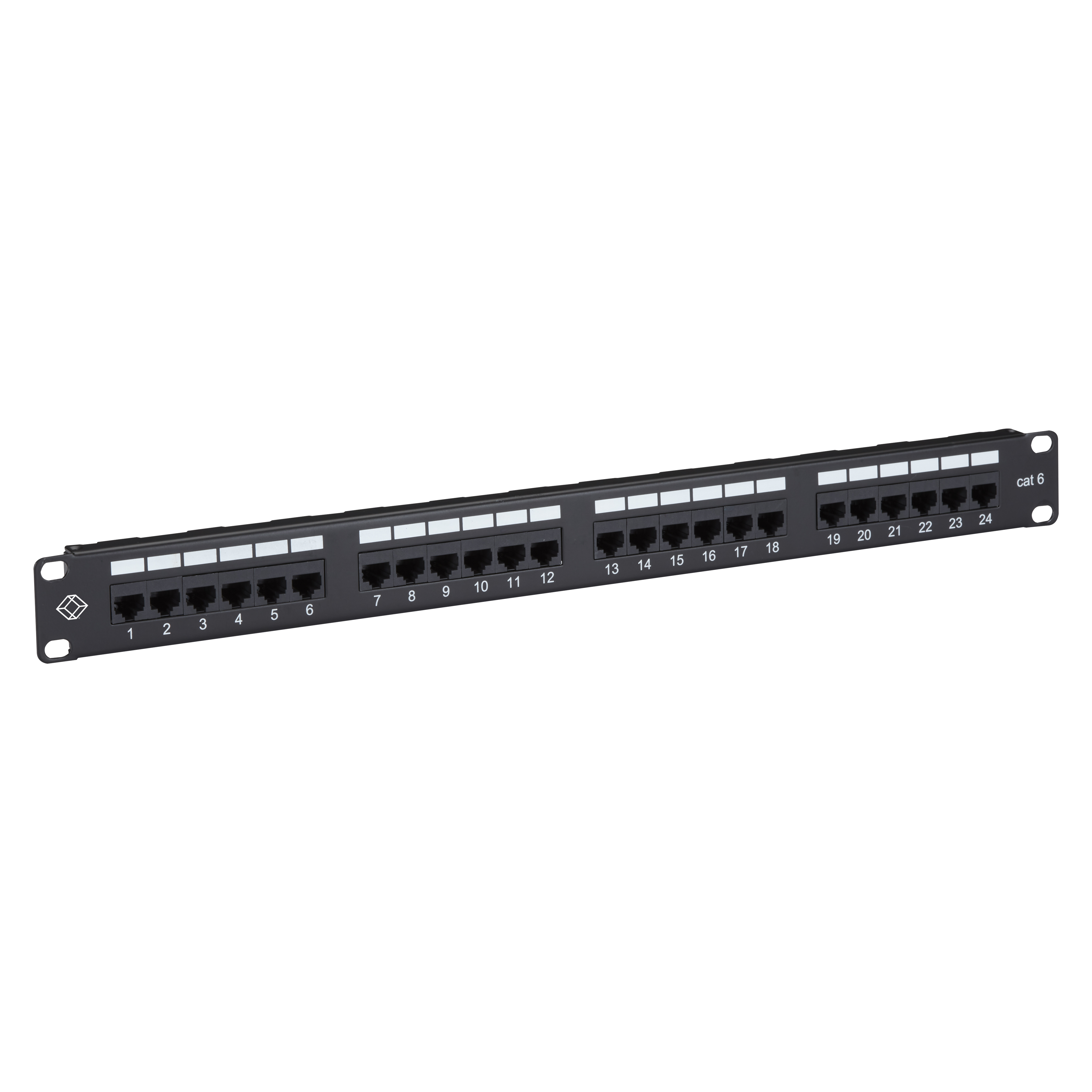 CAT6 ECONOMY PATCH PANEL 24 PO RT - Amber Tech