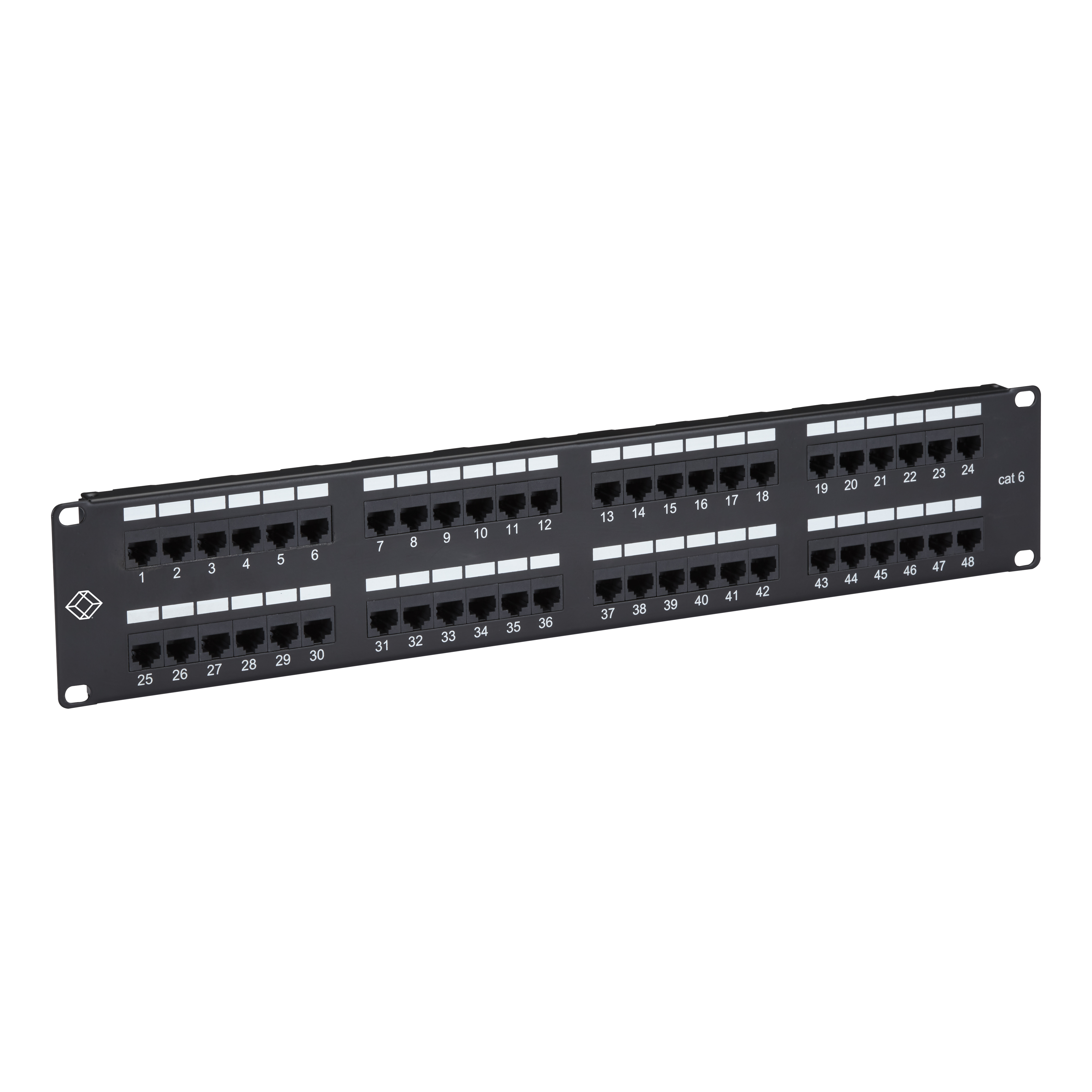 CAT6 ECONOMY PATCH PANEL 48 PO RT - Amber Tech