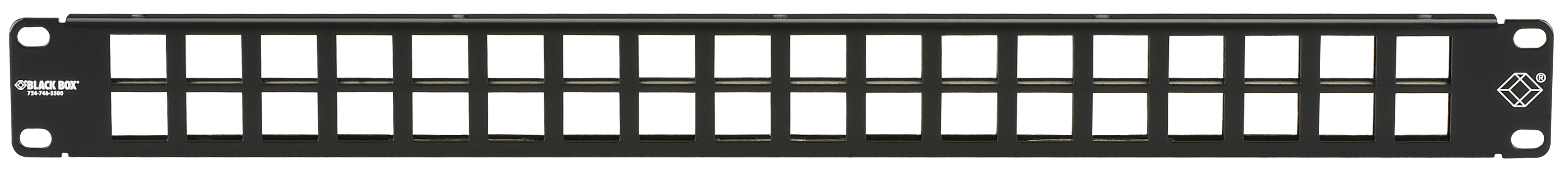 Multimedia Patch Panel 1U 36 -Port - Amber Tech