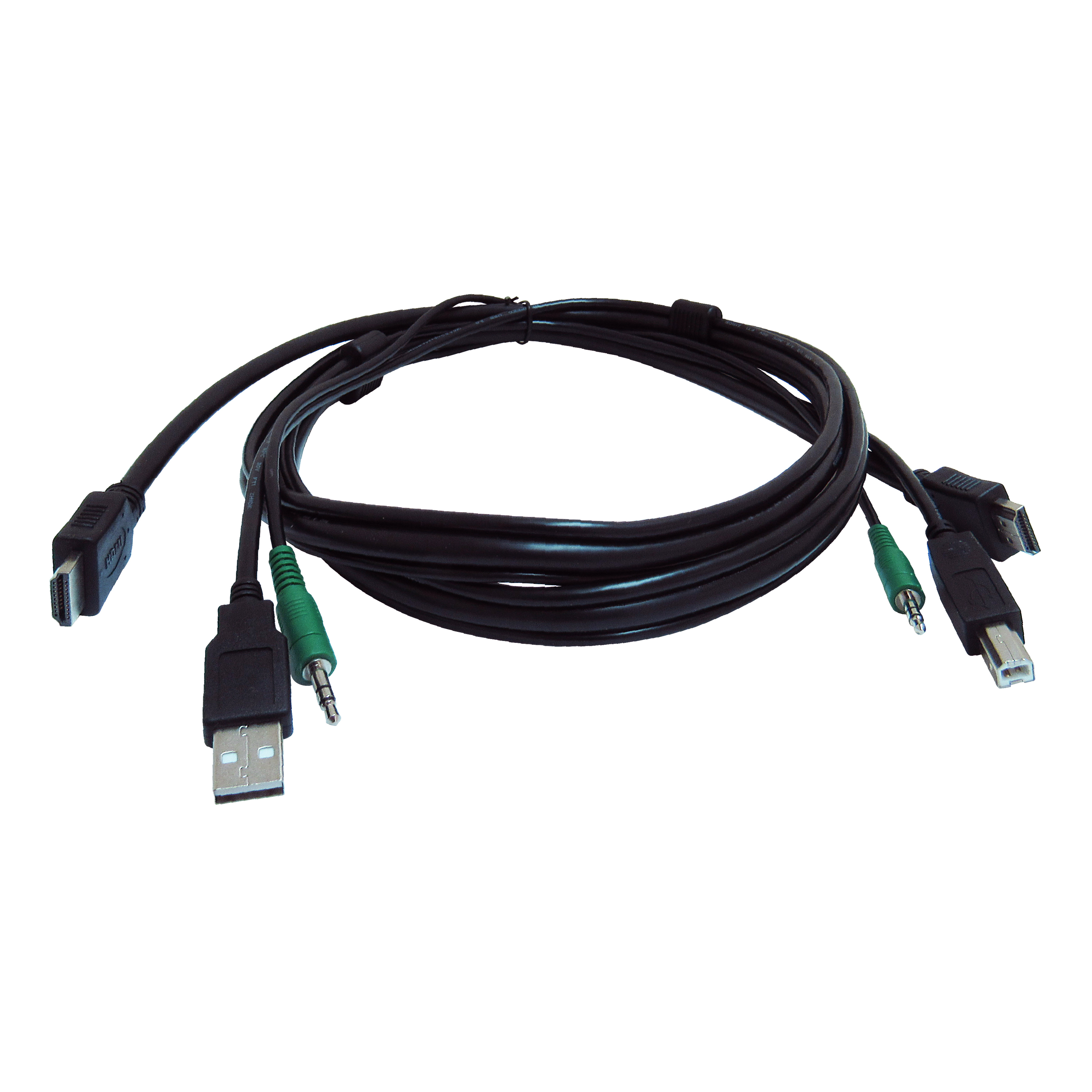 Secure KVM Cable - Each end 1 USB 1 | Black Box - Amber Tech