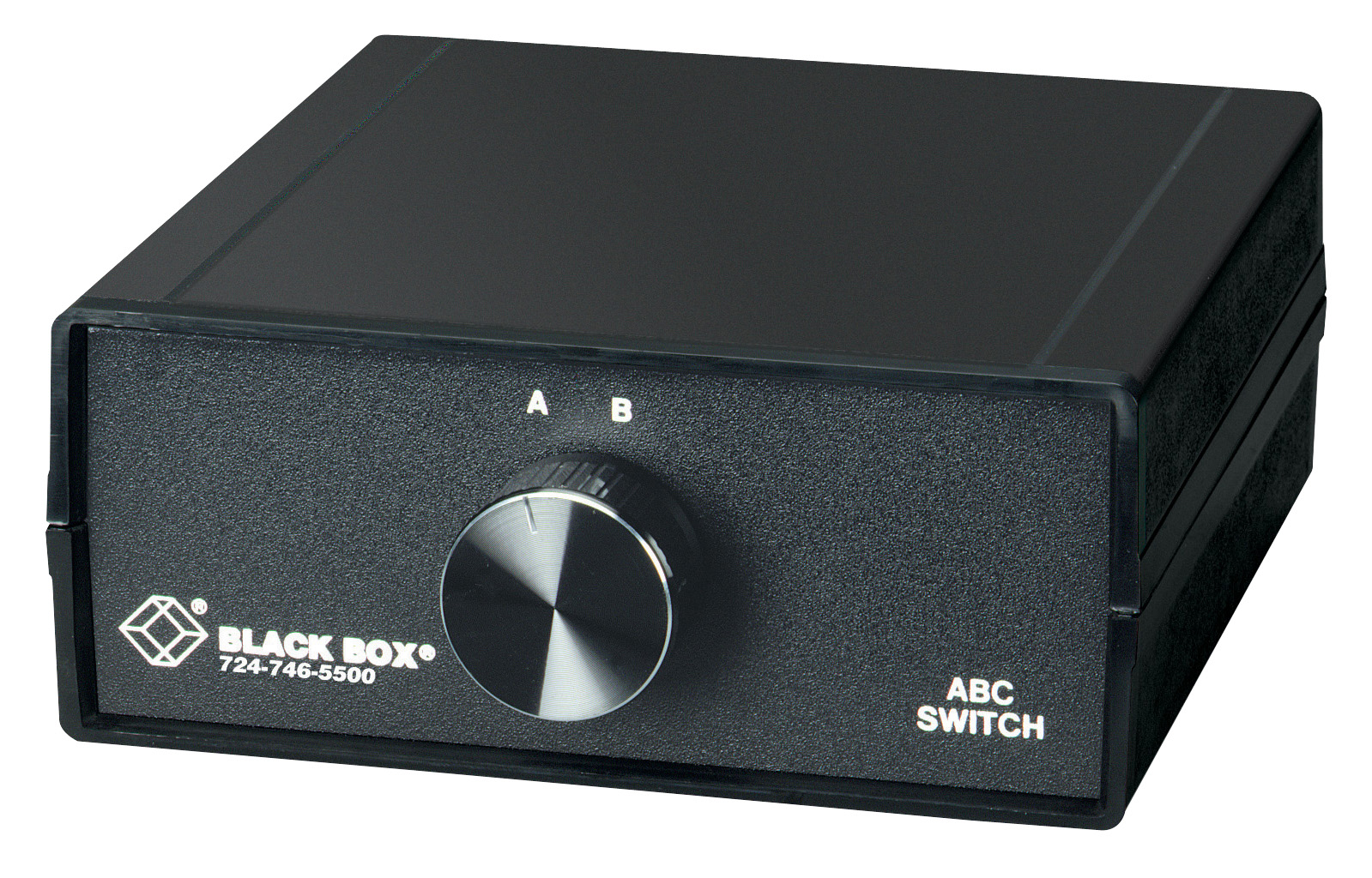 Manual Desktop Switch - RJ45 2 -to1 - Amber Tech