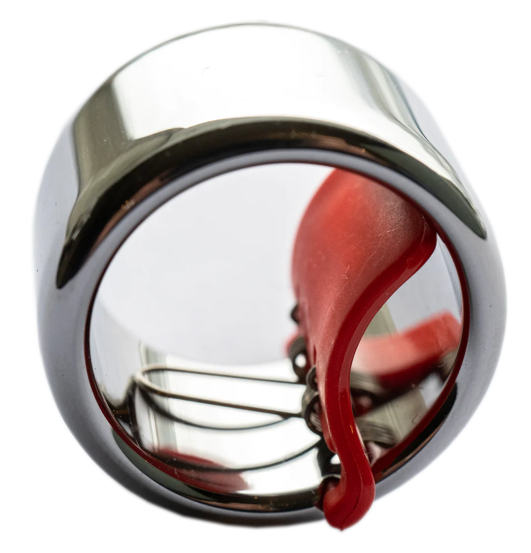 Black Mountain Tungsten Ring Slide - Amber Tech