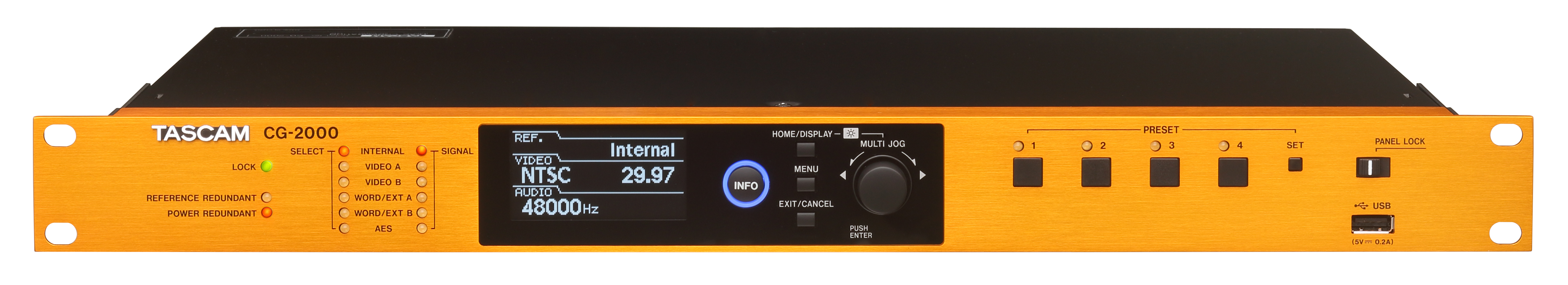 Masterclock Multi-Out Precision Gen - Amber Tech