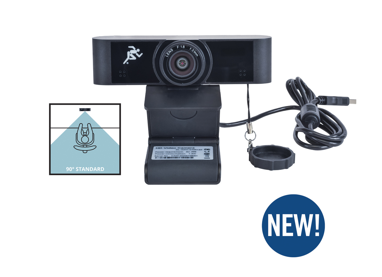 WEB CAMERA USB 2.0 1080P STD DL-WFH - Amber Tech