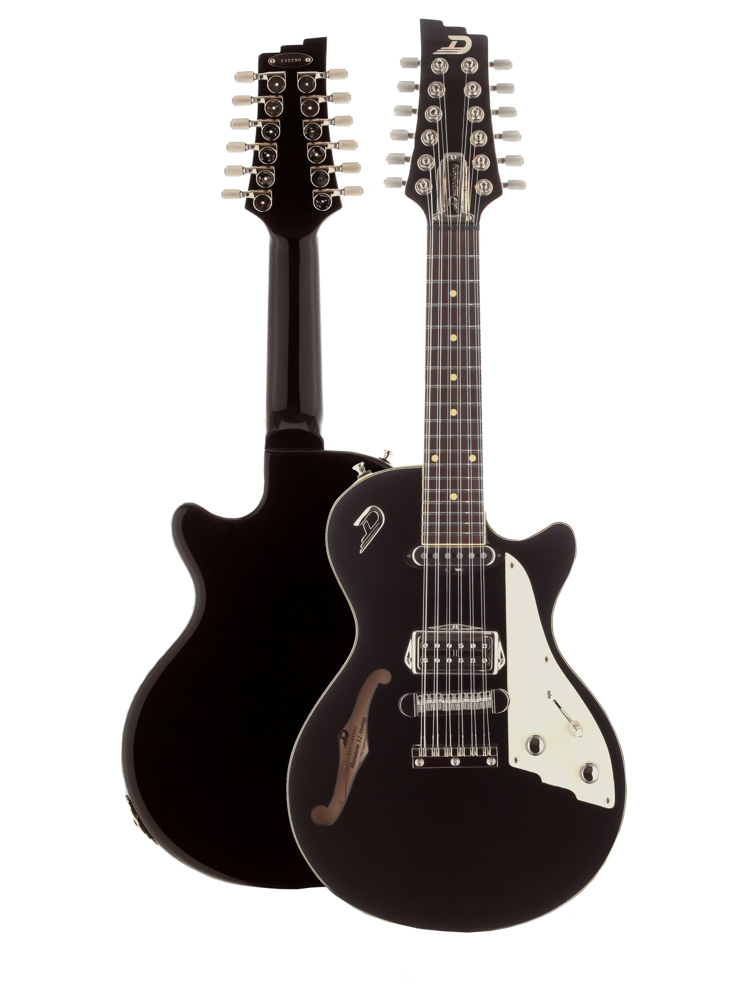 Duesenberg Mandolin 12-String Black - Amber Tech