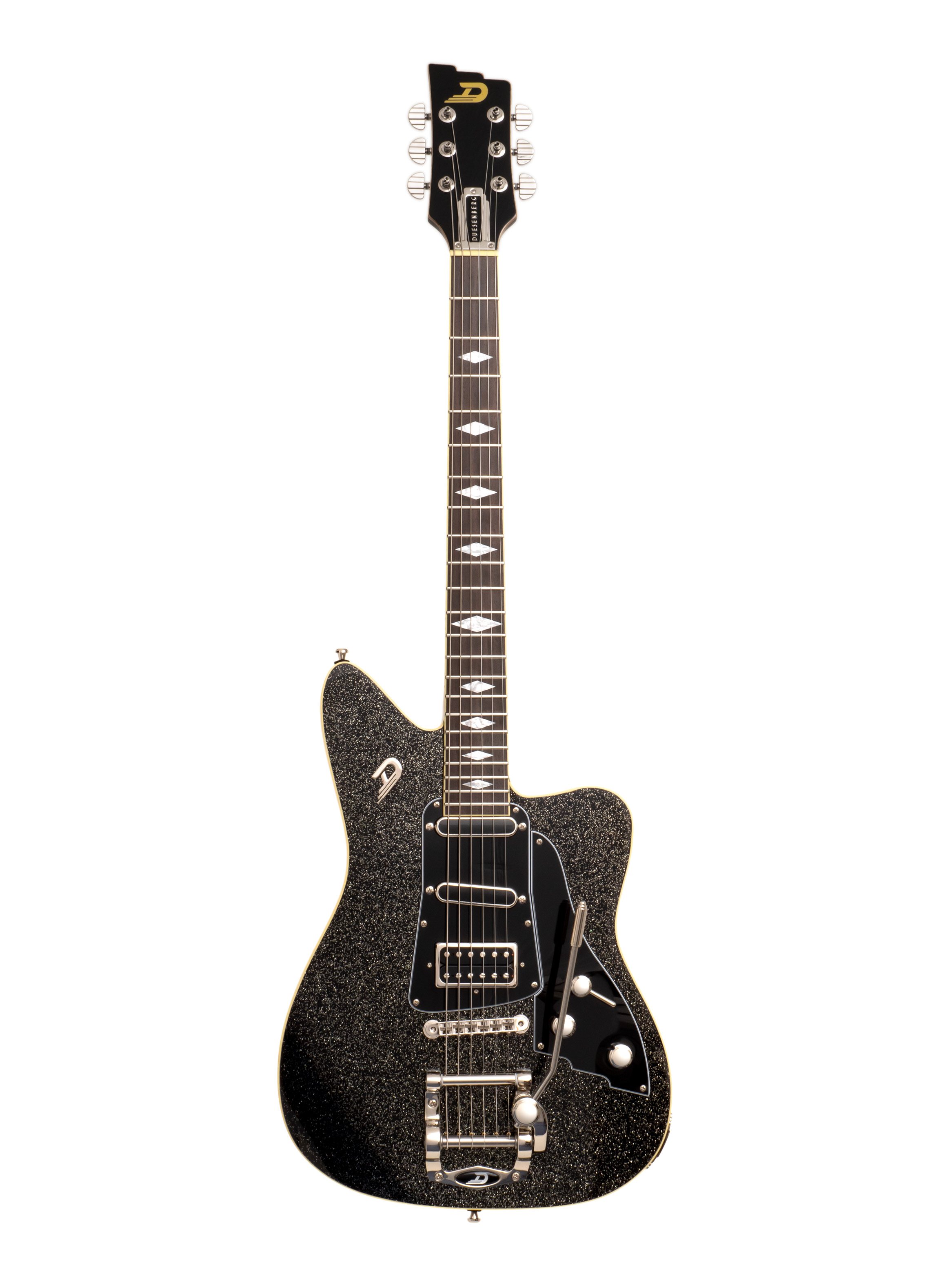 Duesenberg Paloma Black Sparkle - Amber Tech