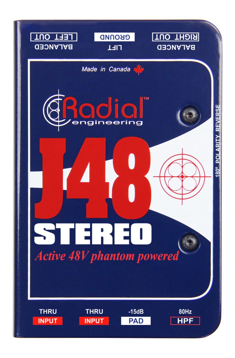 RADIAL J48-STEREO - 2 Channel Activ | Radial Engineering - Amber Tech