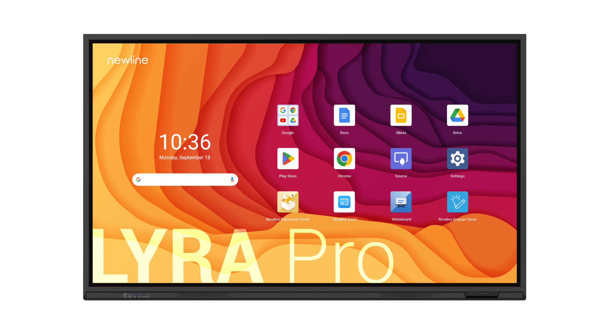 Newline Q98Pro EDLA certified 98 in - Amber Tech
