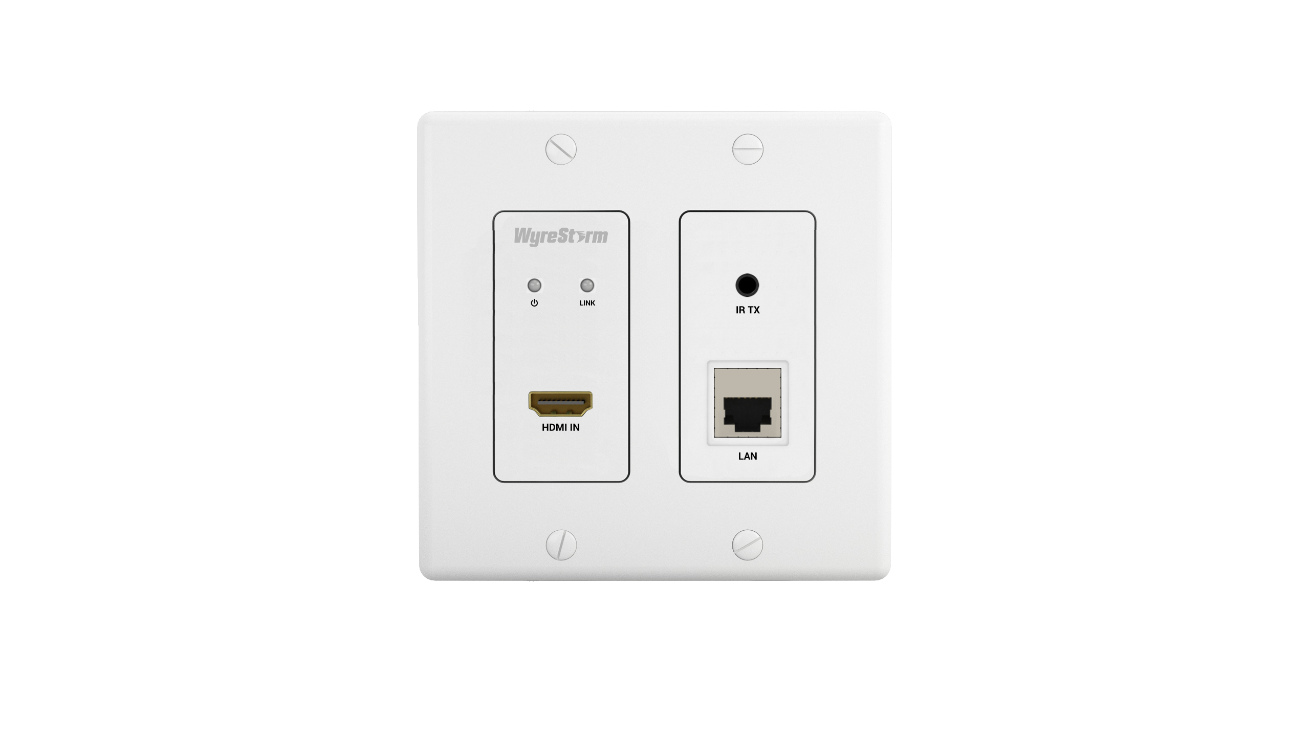 4K30Hz 2-gang In-wall encoder PoE , - Amber Tech