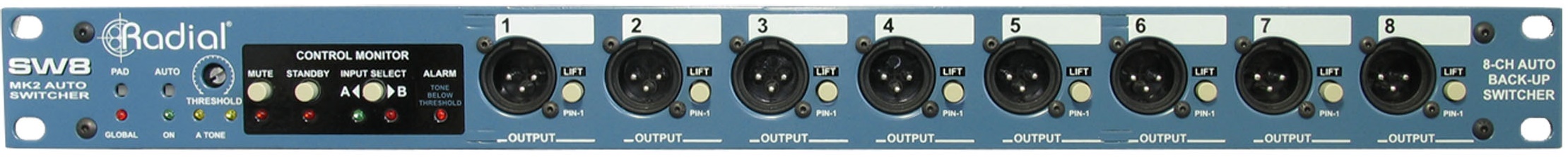 RADIAL SW8-MK2 8 Channel switcher | Radial Engineering - Amber Tech