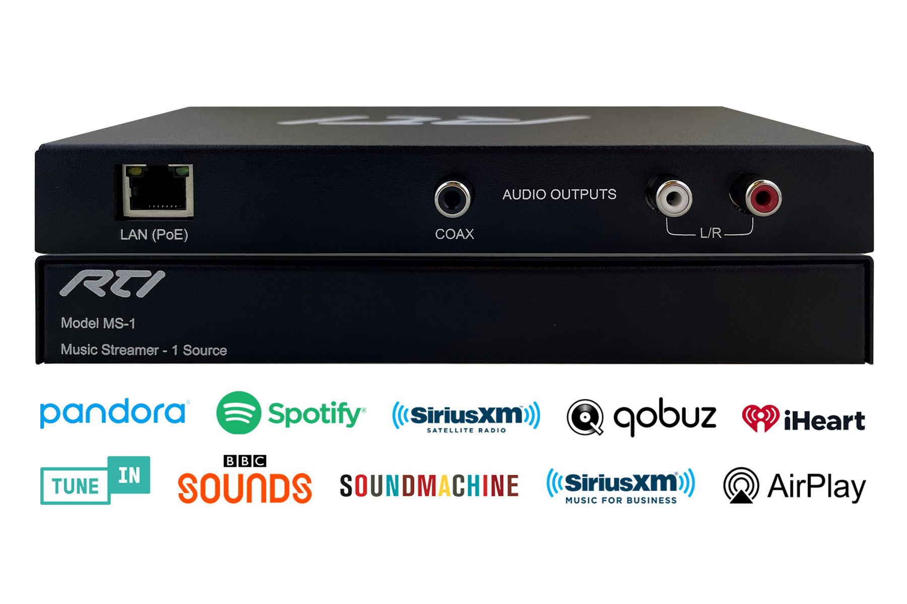 RTI 1-ZONE MUSIC STREAMER - Amber Tech