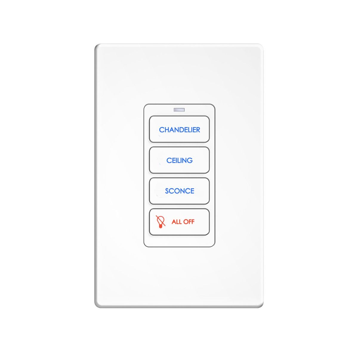 RTI 4 BUTTON IN-WALL SYSTEM CONTROL - Amber Tech