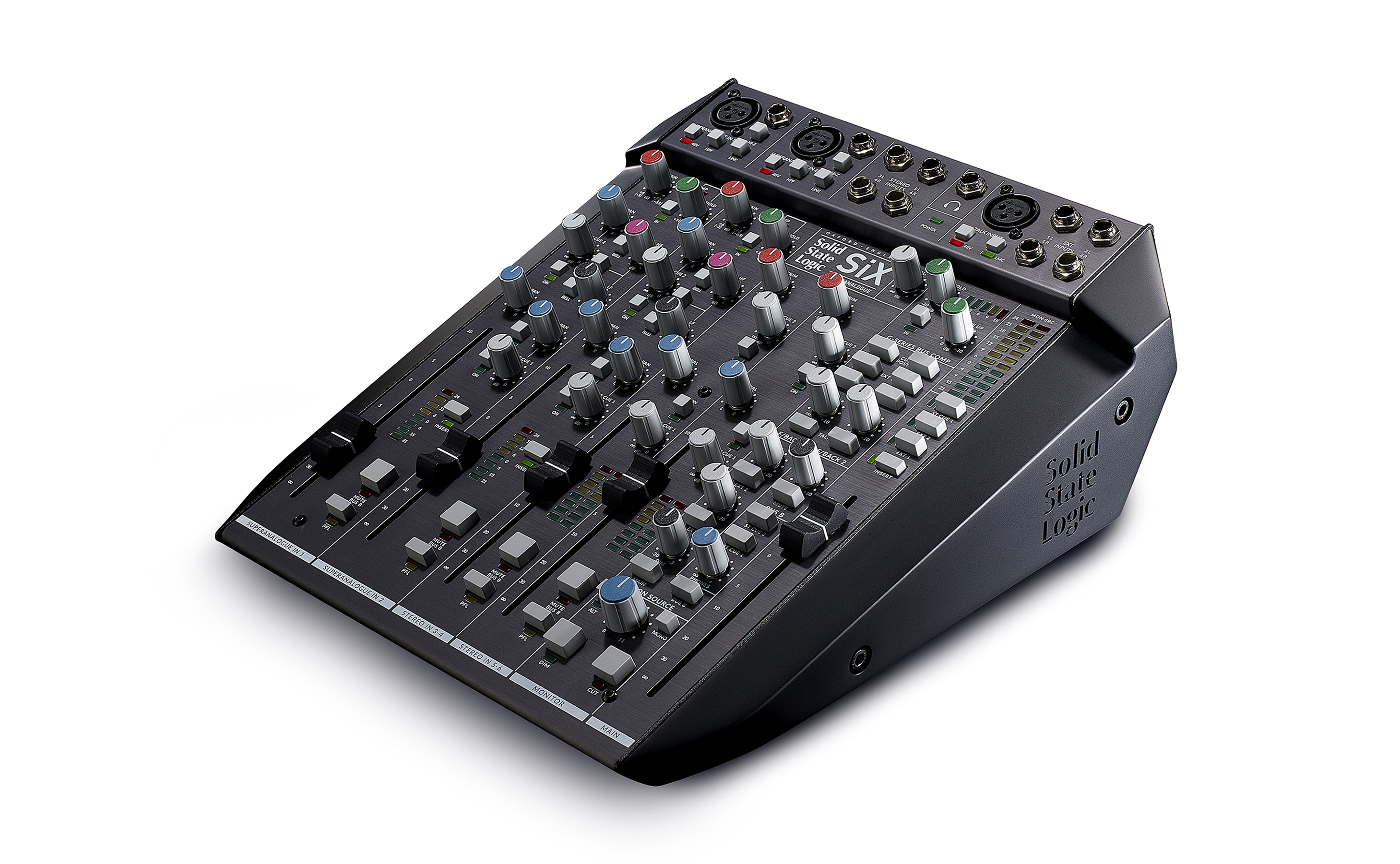 SIX - 6 Channel Analogue Desk - Amber Tech