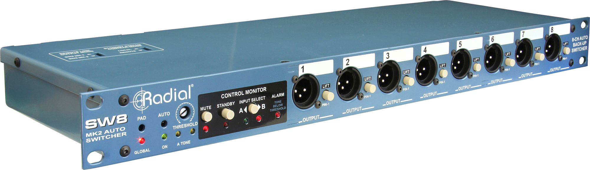 RADIAL SW8-MK2 8 Channel switcher | Radial Engineering - Amber Tech