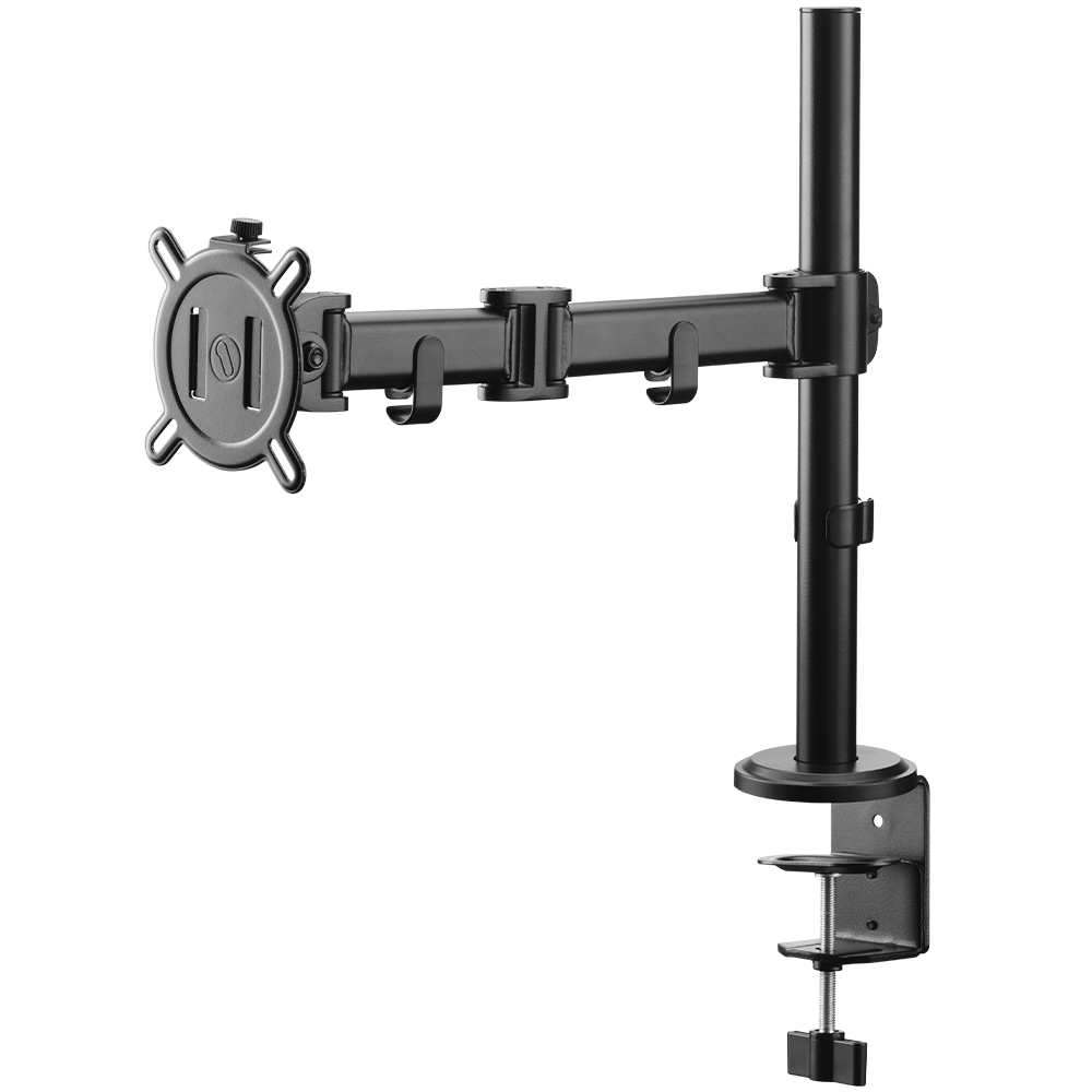 Monitor Arm Smart Black Black Singl - Amber Tech
