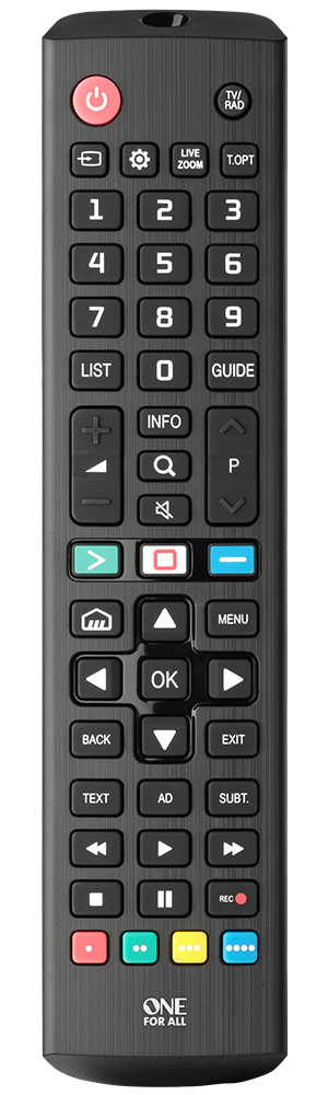 LG Replacement Remote with NET-TV - Amber Tech