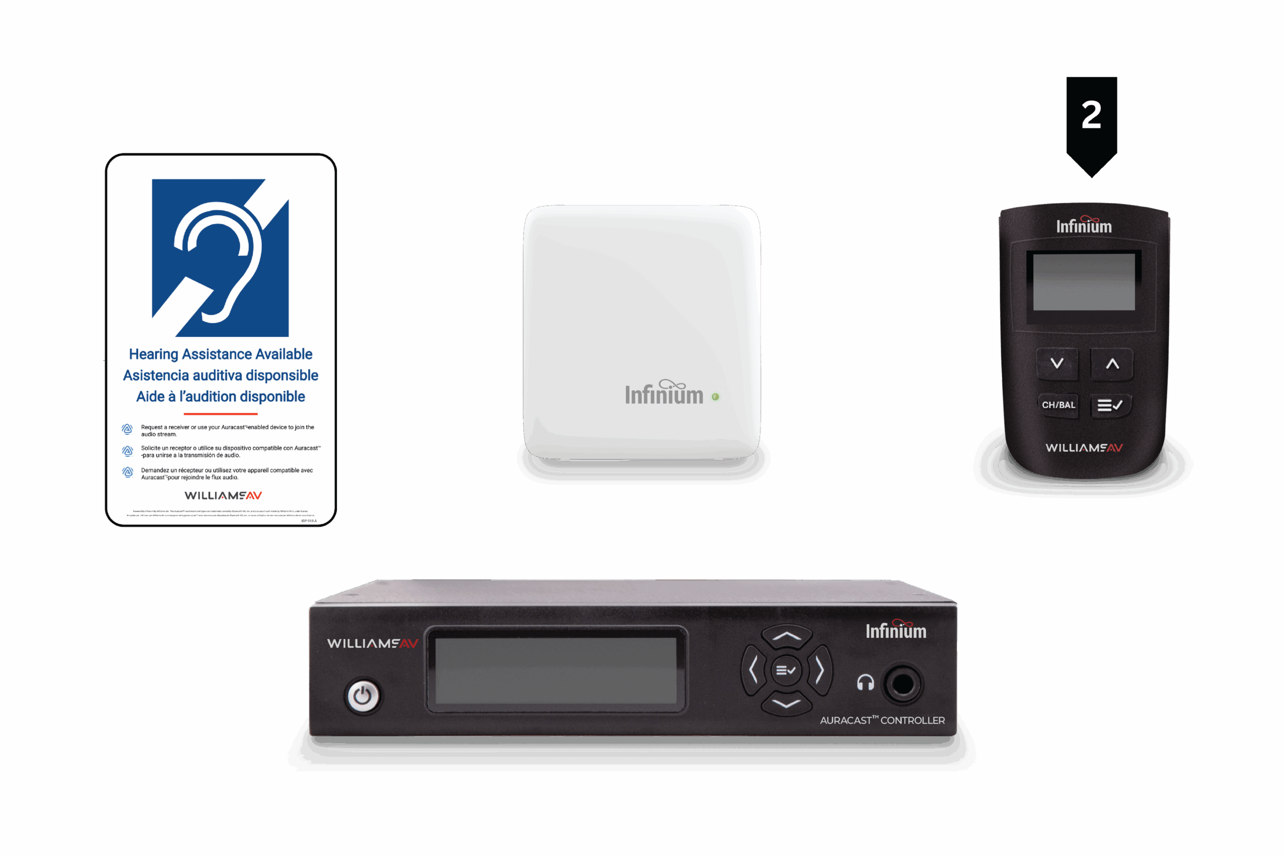 Infinium Kit with 2 Receivers BA SY - Amber Tech