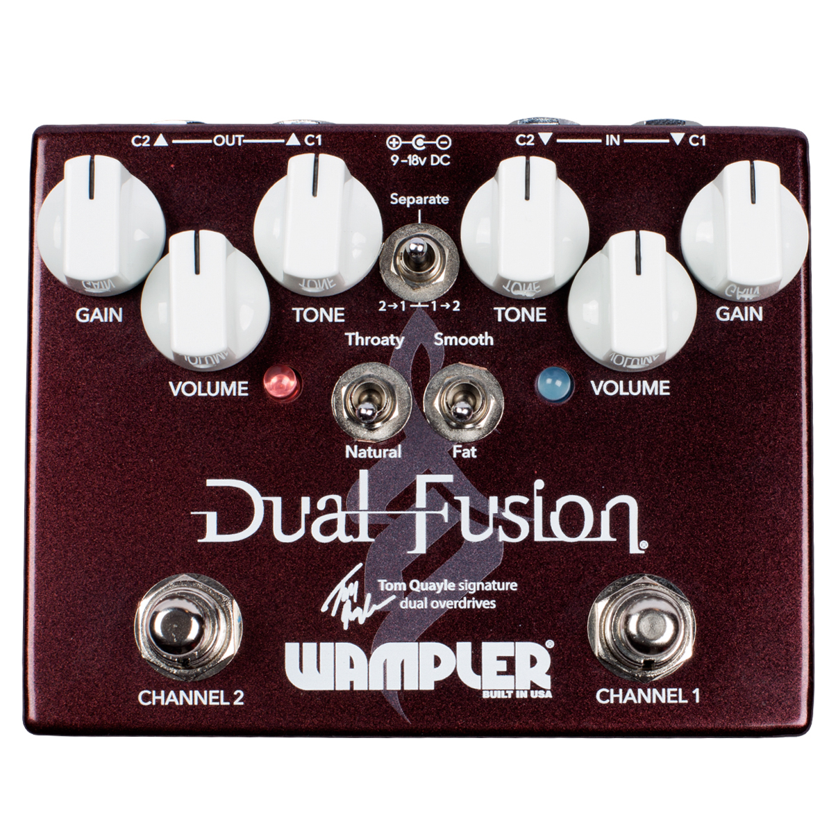 Wampler Dual Fusion Tom Quayle Sign - Amber Tech