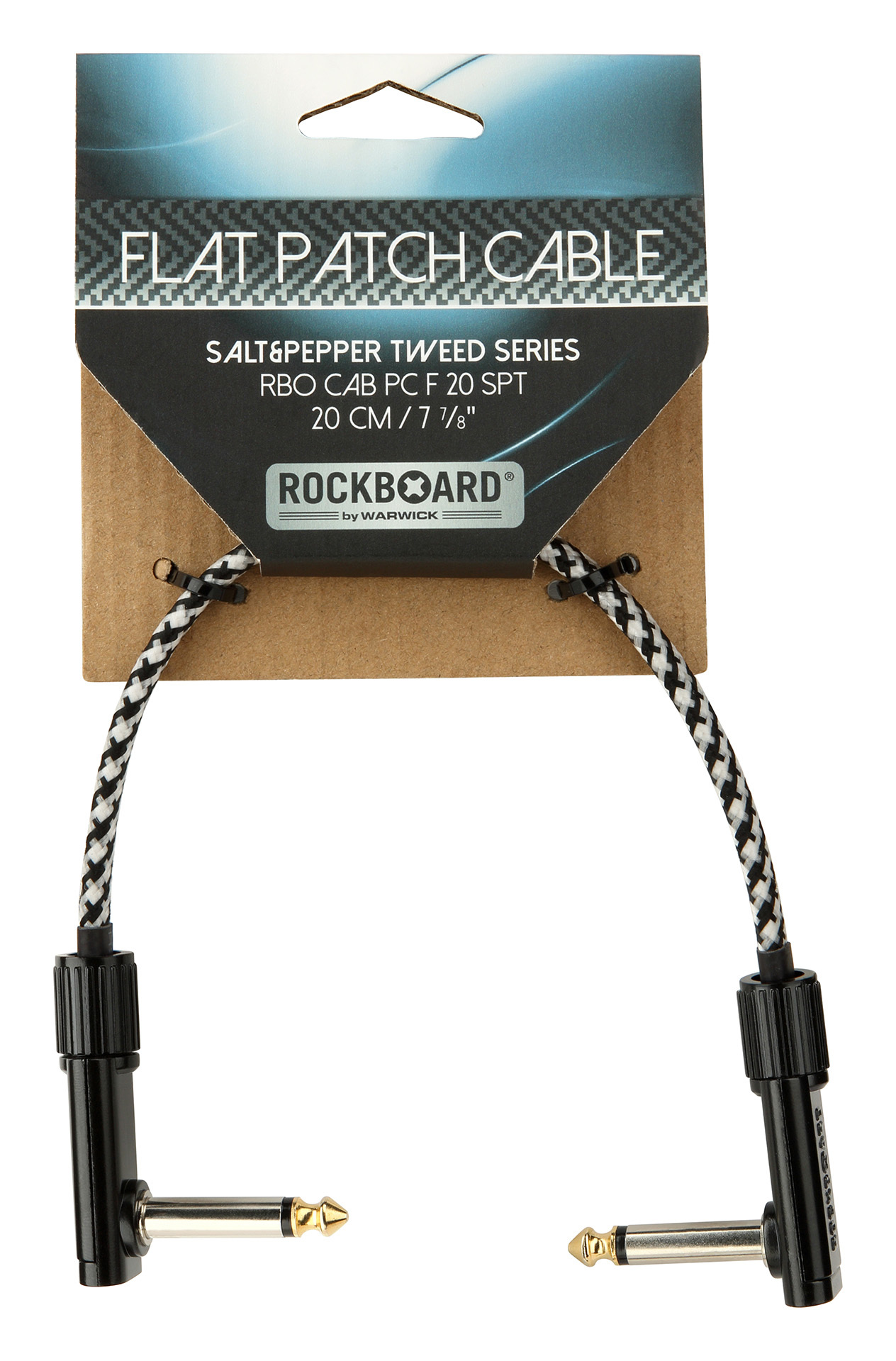 RockBoard Flat patch Cable Salt & P - Amber Tech