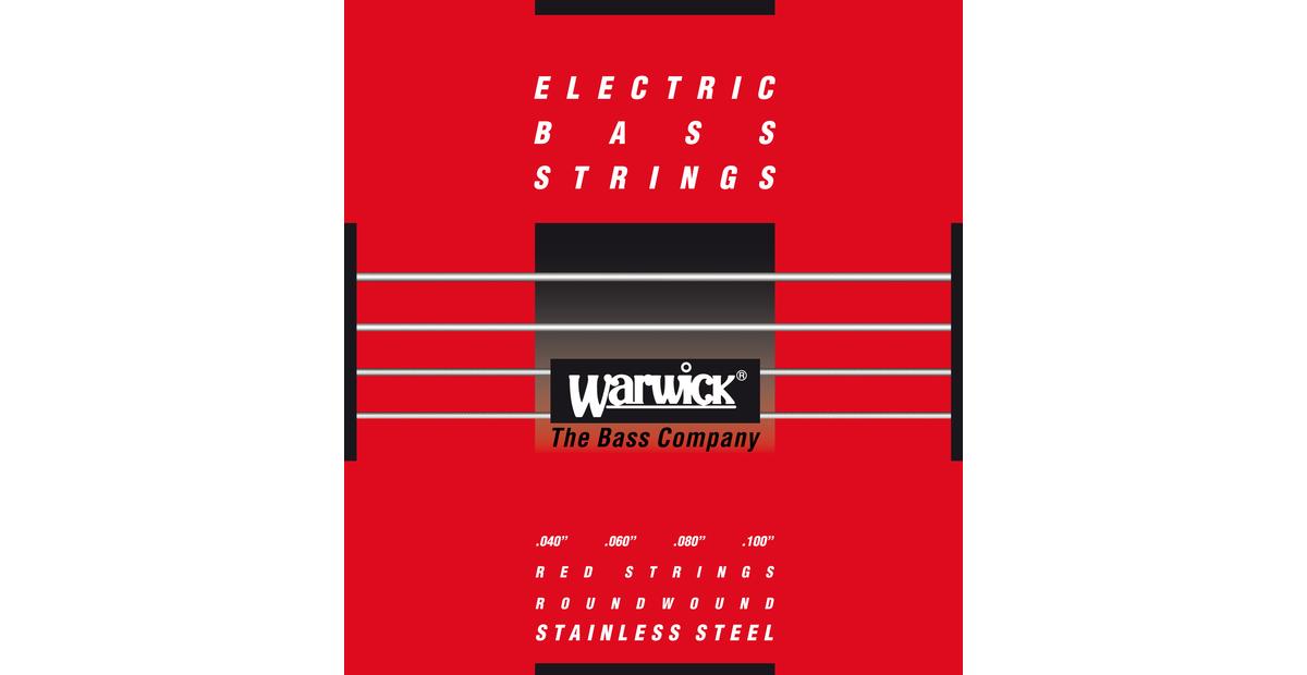 Bass Strings Red Label 4 String Warwick Amber Tech