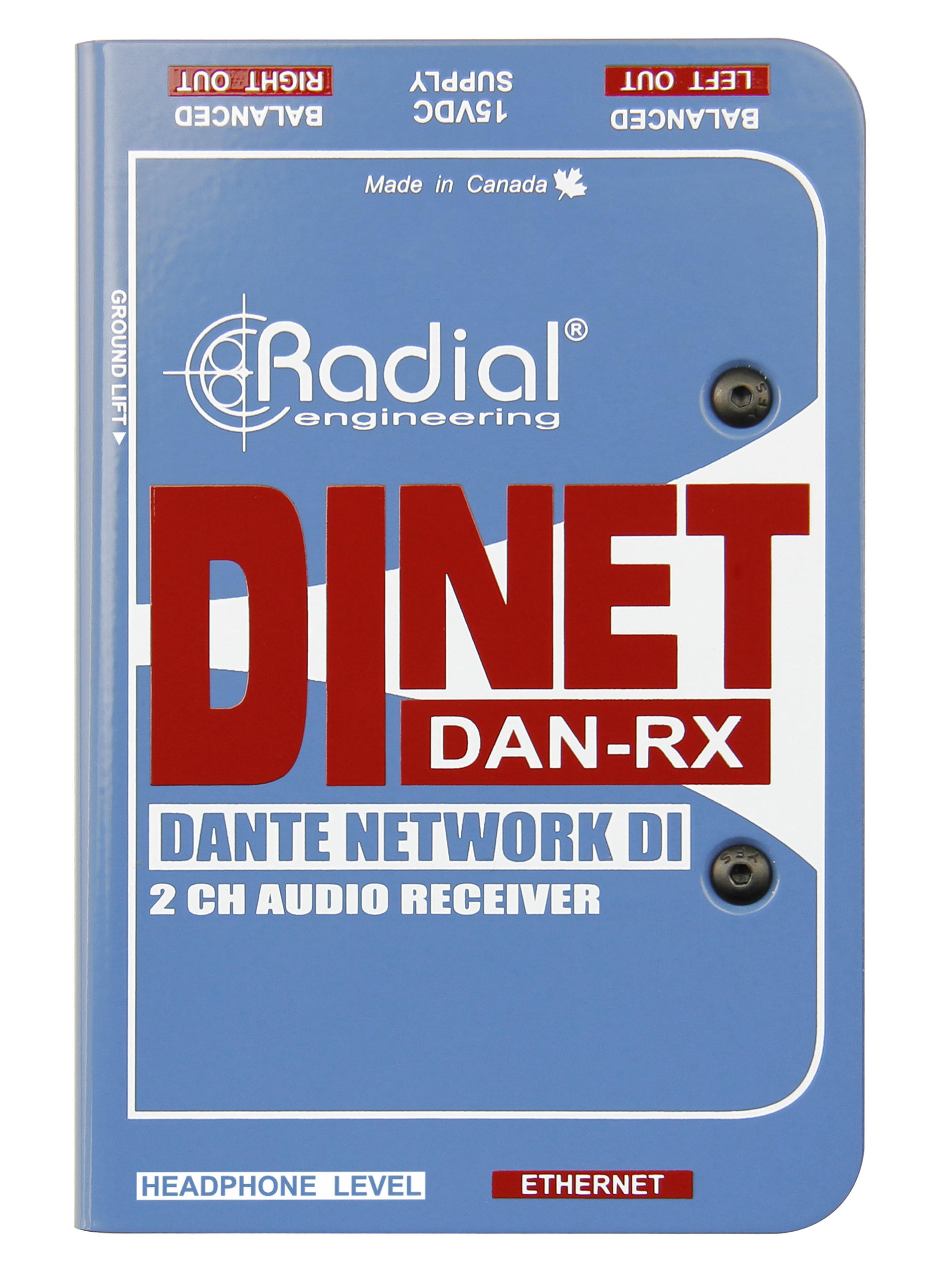 DiNet Dan RX. Dante network receive - Amber Tech