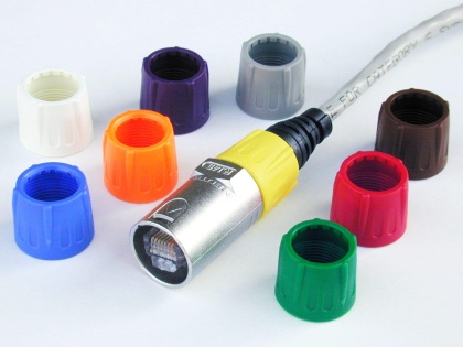 COLOURED BOOT FOR NE8MC CABLE HOUSI | Neutrik - Amber Tech