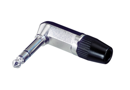 RIGHT-ANGLE JACK PLUG - STEREO META | REAN - Amber Tech
