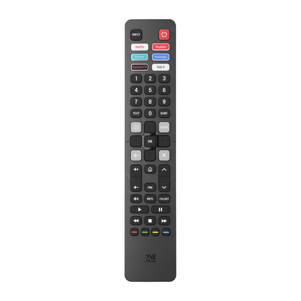 New Hisense Replacement Remote OneF - Amber Tech