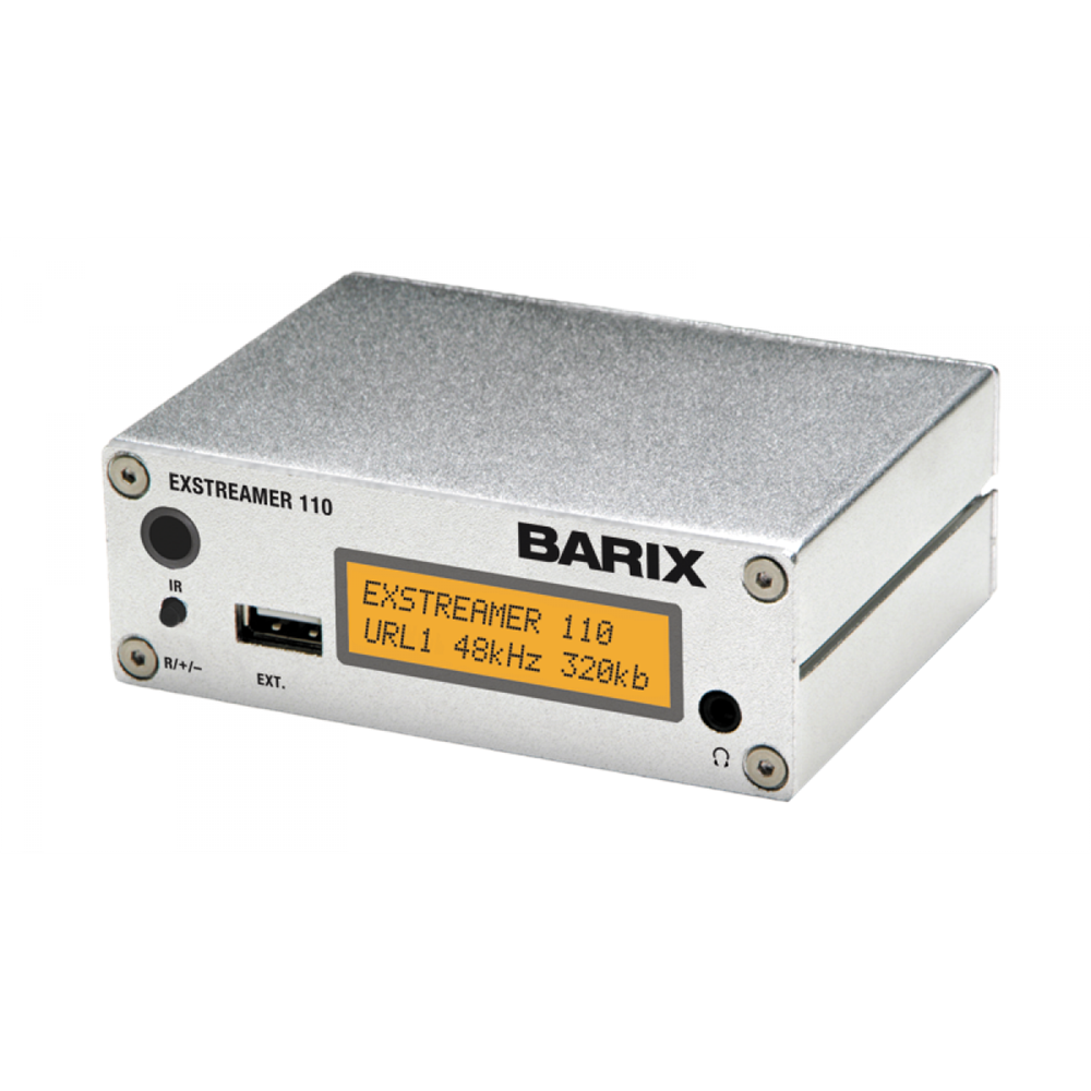 Barix Exstreamer 110; Barix Exstreamer 110 IP Audio Decoder - Amber Tech