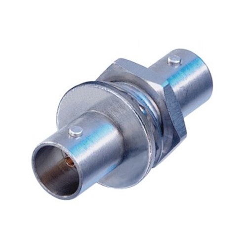 BULKHEAD-MOUNT BNC / BNC GROUNDED S | Neutrik - Amber Tech