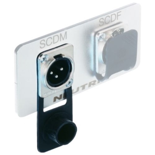 RUBBER DUST COVER FOR MALE D-SERIES | Neutrik - Amber Tech